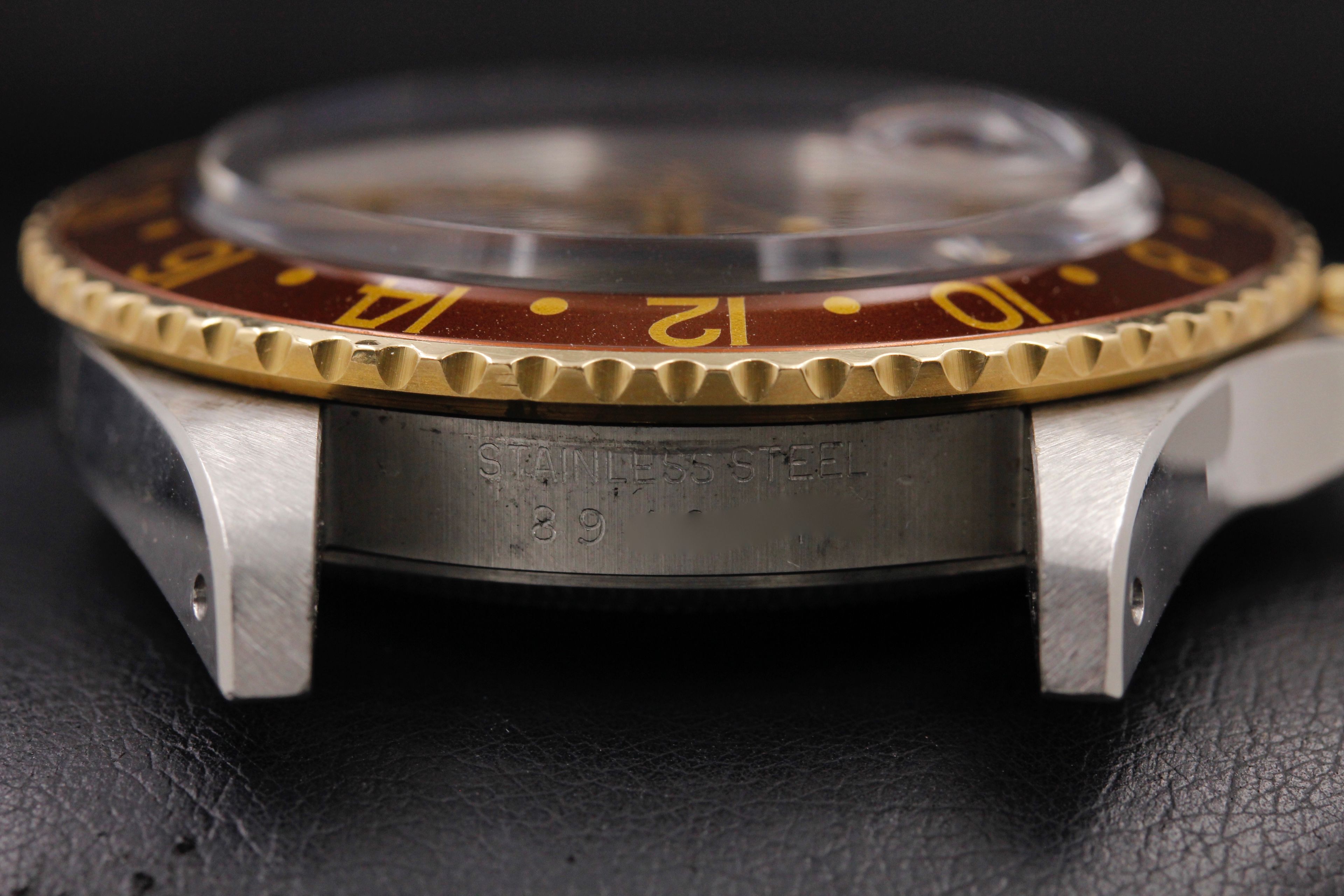 Rolex Gmt Master "Root Beer" 16753 Stainless Steel / Yellow Gold ...