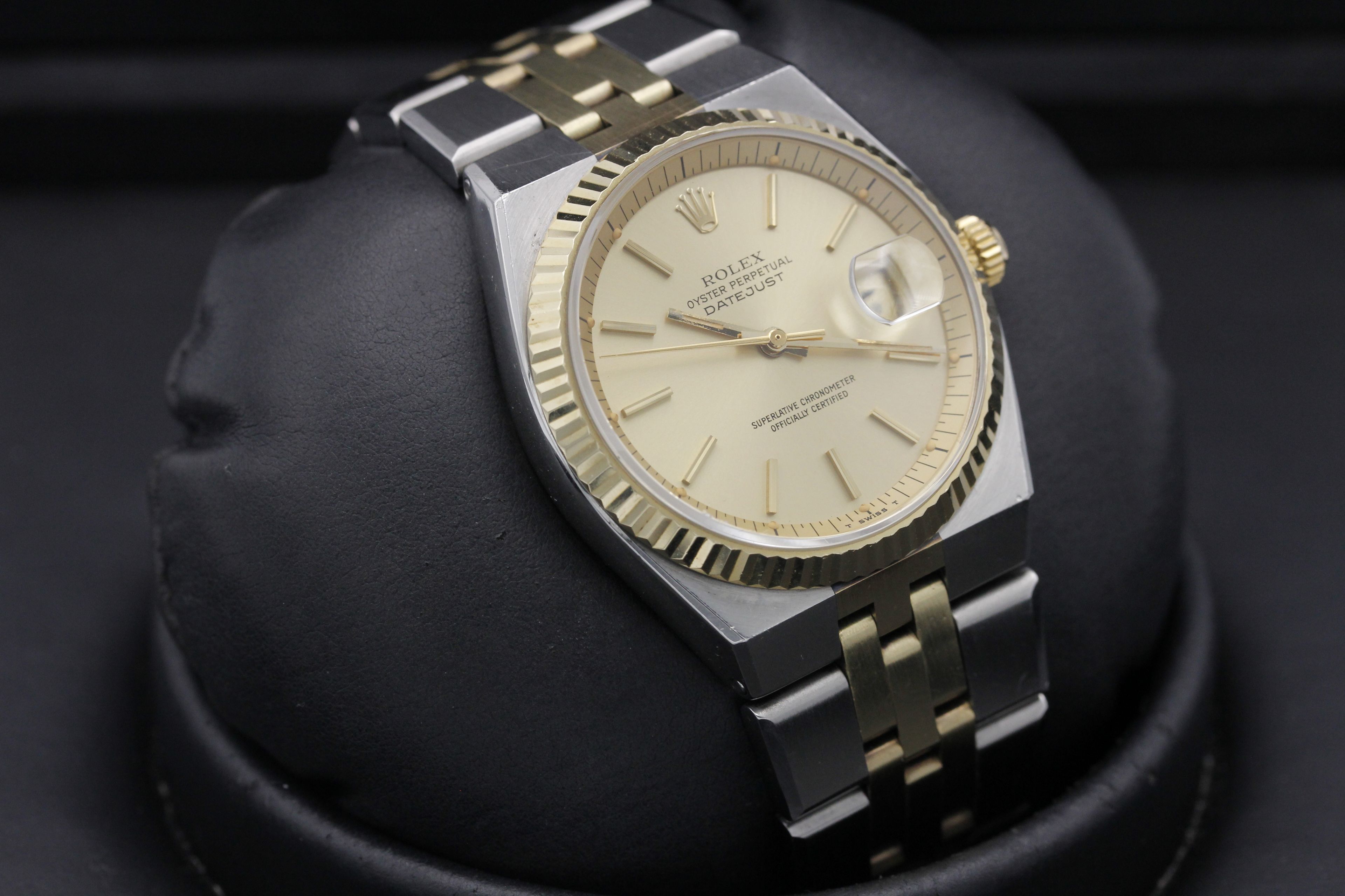 FSOT: Rolex - Datejust - 1630 - 36mm - Two Tone - Rare Vintage 1974 ...