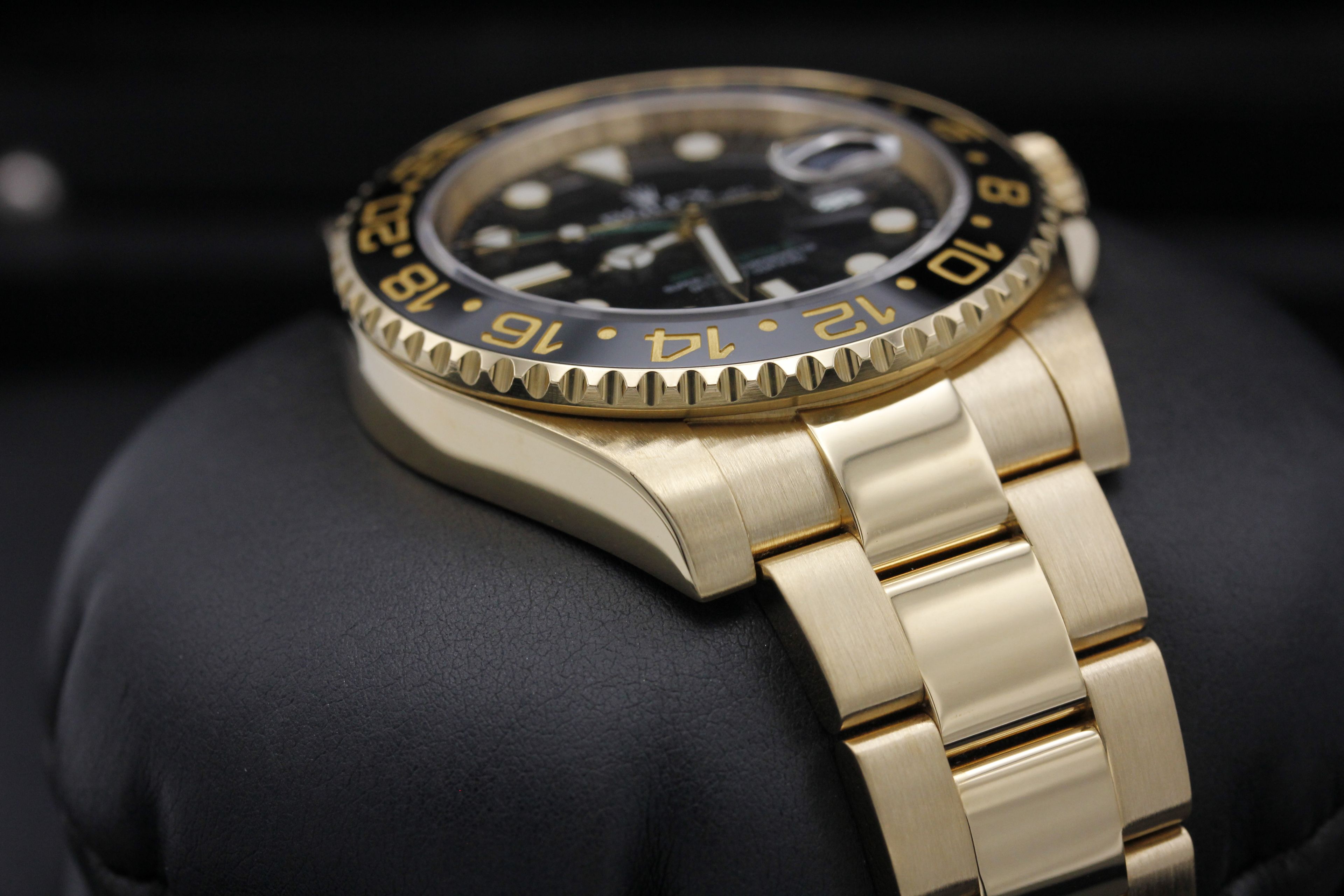 FSOT: Rolex GMT-Master II - 116718 - Yellow Gold - Black Dial ...