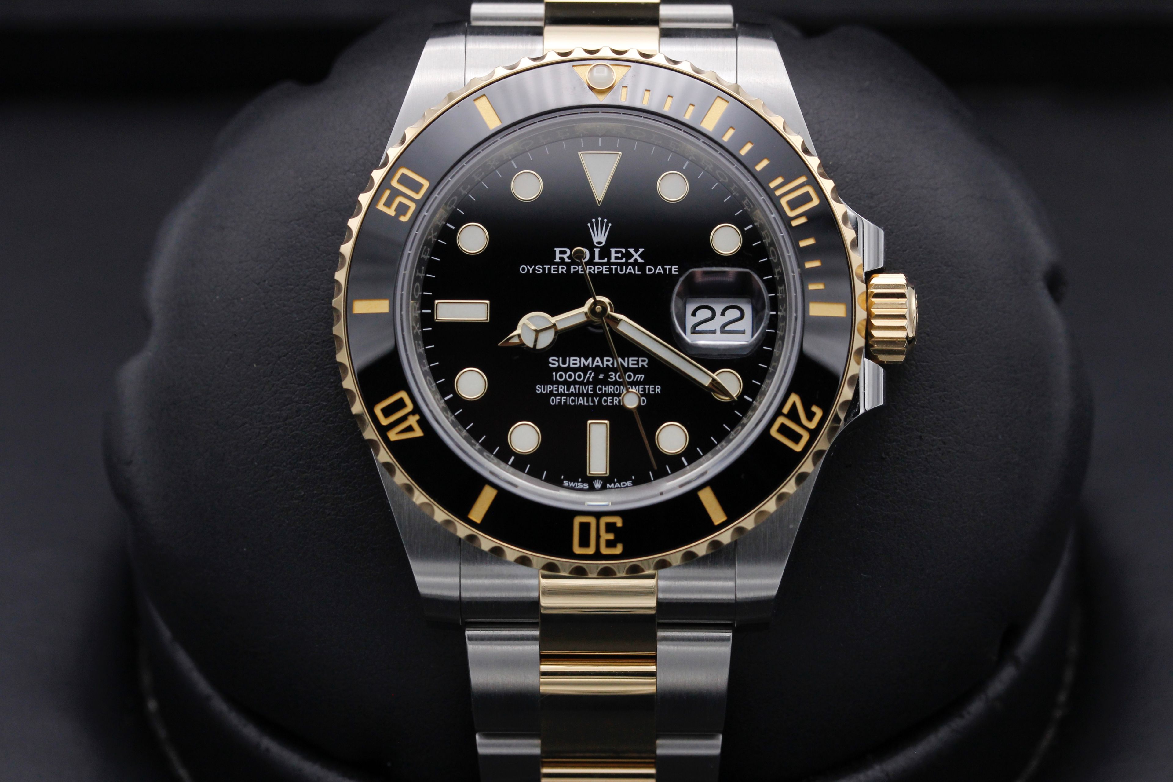 FSOT: Rolex Submariner - Date - 41 - Two Tone Yellow Gold - Black Dial ...