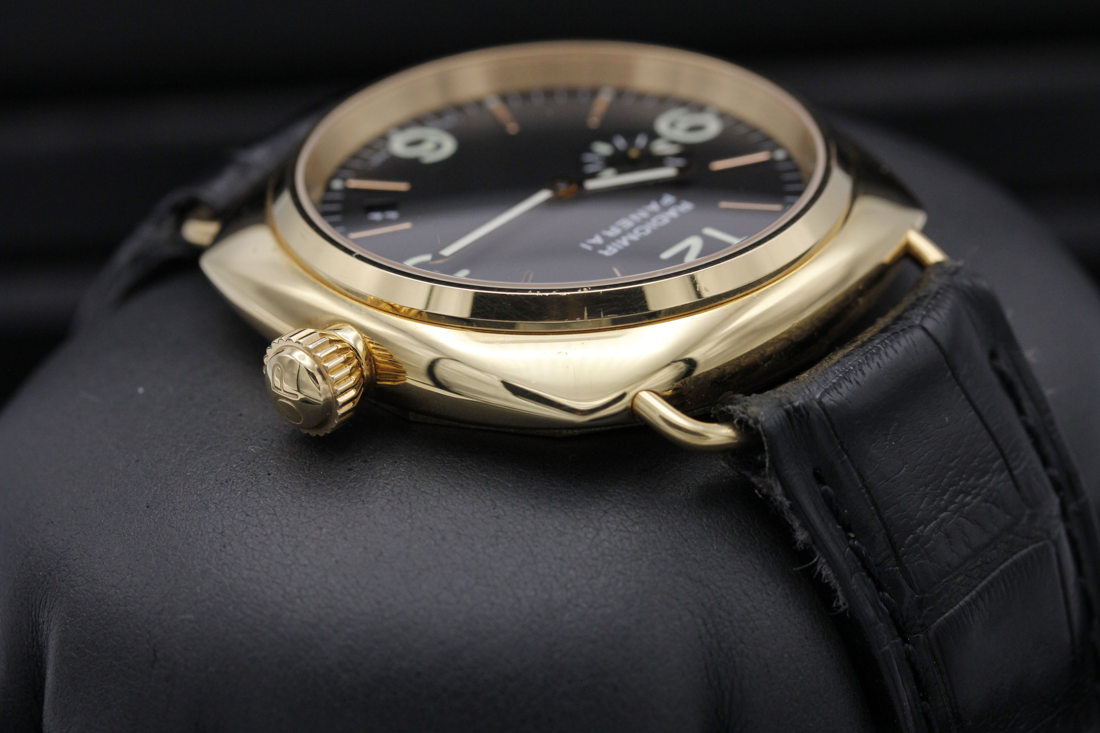 FSOT: Panerai Radiomir - PAM 103 - Yellow Gold - 40mm - Complete Set ...