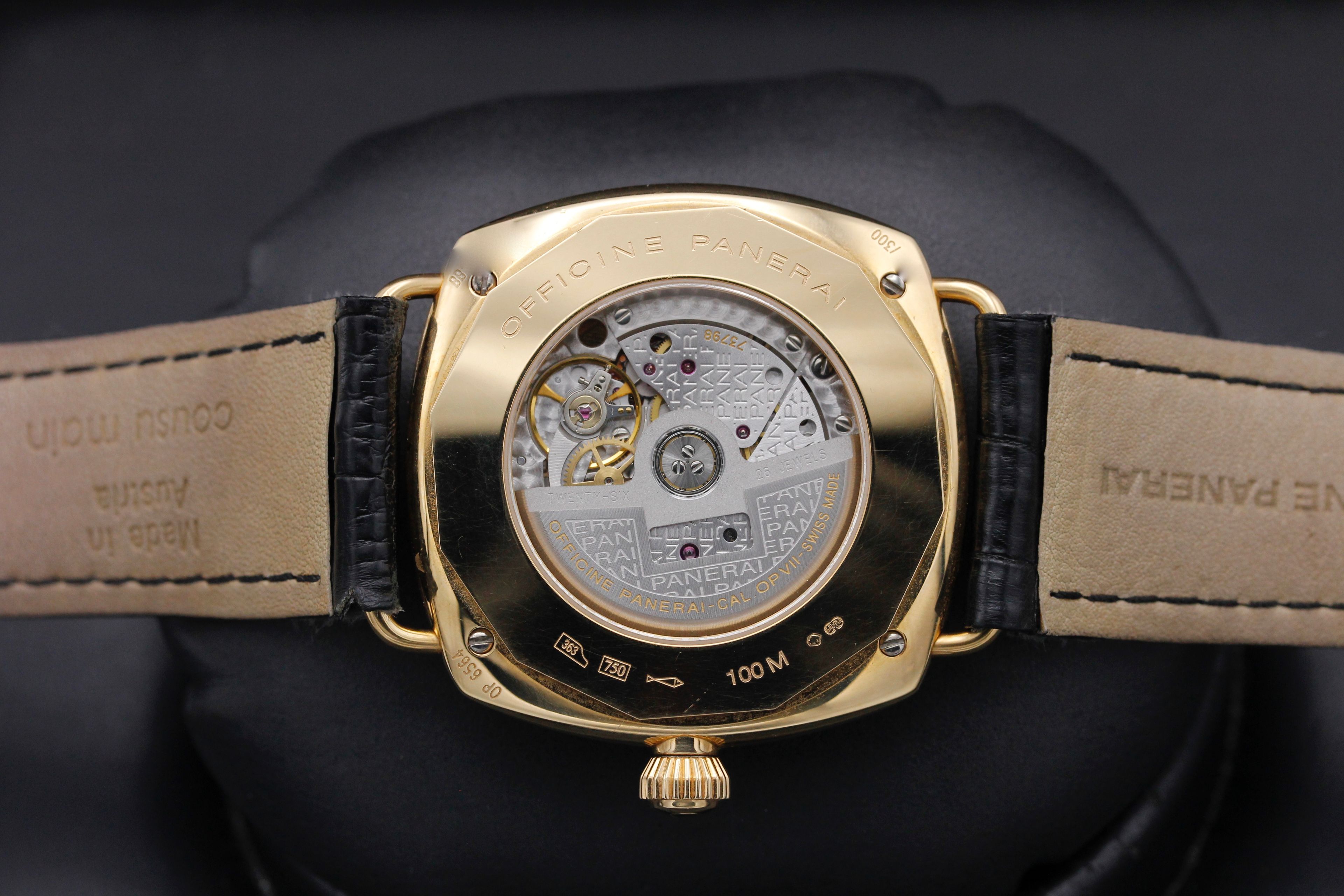 FSOT: Panerai Radiomir - PAM 103 - Yellow Gold - 40mm - Complete Set ...